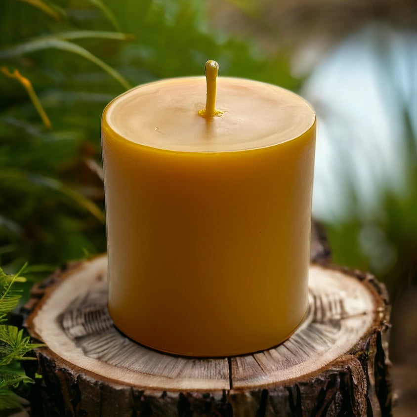 Pure Beeswax Handcrafted Pillar & Taper Candles – Wild Harvest Candle ...